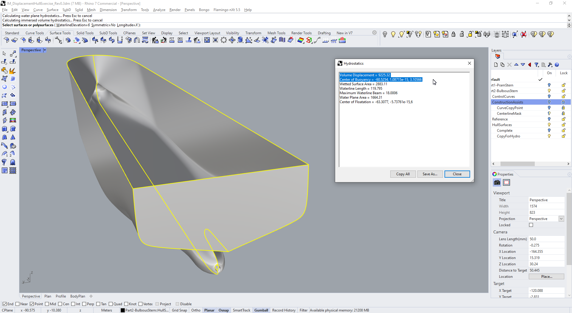 Full Displacement Hull - InnovMarine