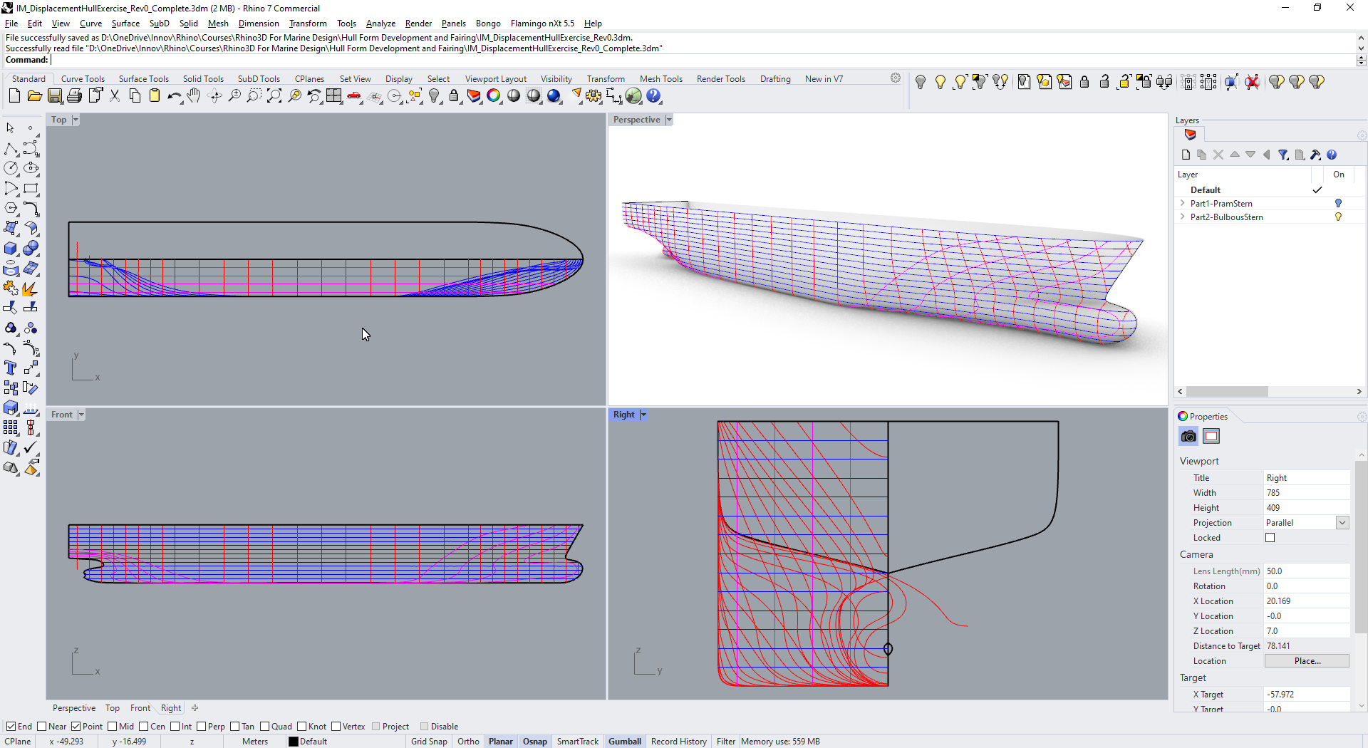 Full Displacement Hull - InnovMarine